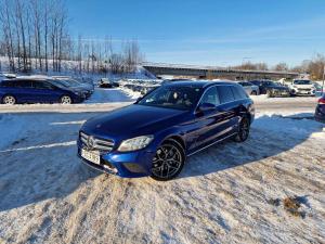Zils Mercedes-Benz C 300 2020 Kauņa, ar dzinēja tilpumu 1.95 L un nobraukumu 313 tūkst. km par 18750 €, foto  vietnē AUTOMOTO.COM.LV