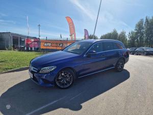 Blue Mercedes-Benz C 300 2020 in Kaunas, with an engine capacity of 1.95 L and mileage of 319 thousand km for 12990 €, photo  on AUTOMOTO.COM.LV