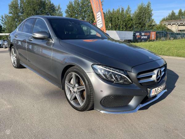 Grey Mercedes-Benz C 300 2016 in Kaunas, with an engine capacity of 2.20 L and mileage of 260 thousand km for 15950 €, photo 1 on AUTOMOTO.COM.LV