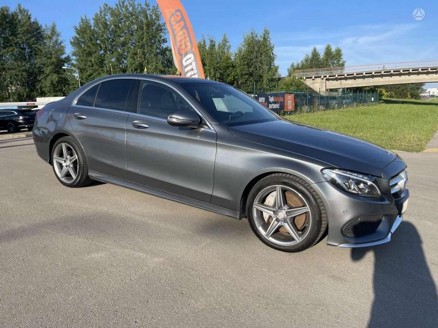 Pelēks Mercedes-Benz C 300 2016 Kauņa, ar dzinēja tilpumu 2.20 L un nobraukumu 260 tūkst. km par 15950 €, foto 3 vietnē AUTOMOTO.COM.LV