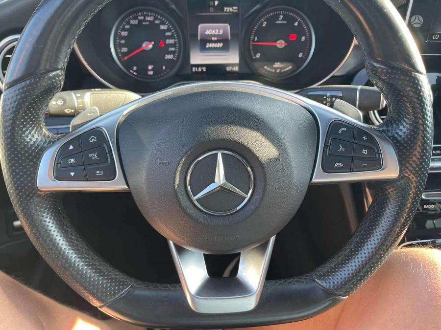 Pelēks Mercedes-Benz C 300 2016 Kauņa, ar dzinēja tilpumu 2.20 L un nobraukumu 260 tūkst. km par 15950 €, foto 20 vietnē AUTOMOTO.COM.LV