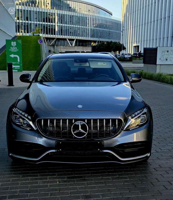 Pelēks Mercedes-Benz C 300 2017 Viļņa, ar dzinēja tilpumu 2.00 L un nobraukumu 167 tūkst. km par 17300 €, foto 7 vietnē AUTOMOTO.COM.LV