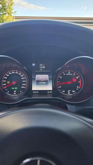 Grey Mercedes-Benz C 300 2017 in Vilnius, with an engine capacity of 2.00 L and mileage of 167 thousand km for 17300 €, photo 15 on AUTOMOTO.COM.LV