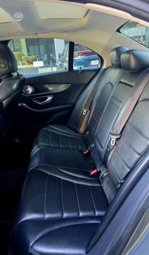 Grey Mercedes-Benz C 300 2017 in Vilnius, with an engine capacity of 2.00 L and mileage of 167 thousand km for 17300 €, photo 18 on AUTOMOTO.COM.LV