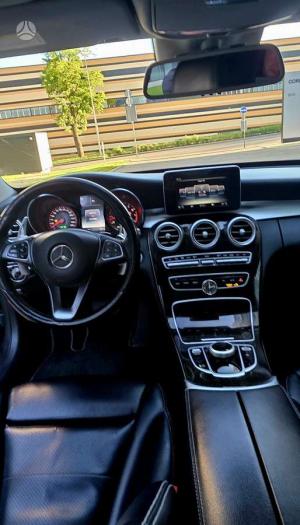 Grey Mercedes-Benz C 300 2017 in Vilnius, with an engine capacity of 2.00 L and mileage of 167 thousand km for 17300 €, photo 19 on AUTOMOTO.COM.LV