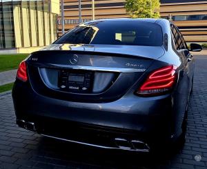 Grey Mercedes-Benz C 300 2017 in Vilnius, with an engine capacity of 2.00 L and mileage of 167 thousand km for 17300 €, photo 20 on AUTOMOTO.COM.LV