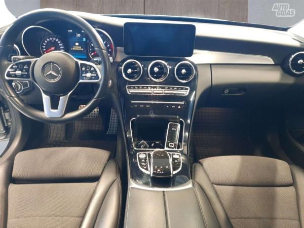 Grey Mercedes-Benz C 300 2018 in Kaunas, with an engine capacity of 2.00 L and mileage of 100 thousand km for 26839 €, photo 10 on AUTOMOTO.COM.LV