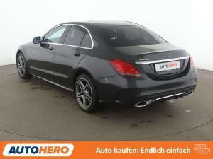 Grey Mercedes-Benz C 300 2020 in Kaunas, with an engine capacity of 2.00 L and mileage of 93 thousand km for 31897 €, photo 4 on AUTOMOTO.COM.LV