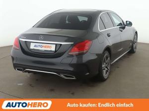 Grey Mercedes-Benz C 300 2020 in Kaunas, with an engine capacity of 2.00 L and mileage of 93 thousand km for 31897 €, photo 6 on AUTOMOTO.COM.LV