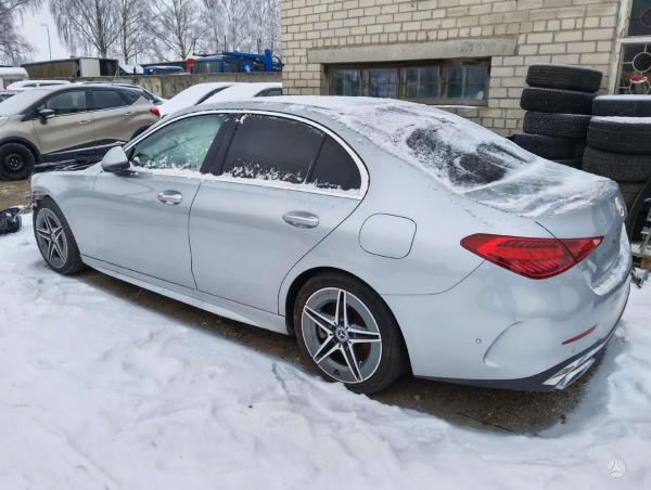 Grey Mercedes-Benz C 300 2022 in Marijampole, with an engine capacity of 2.00 L and mileage of 55 thousand km for 14900 €, photo 2 on AUTOMOTO.COM.LV