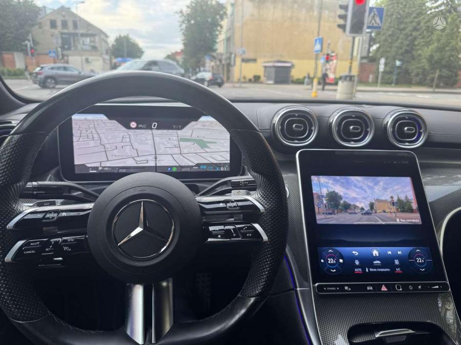 Серый Мерседес Ц 300 2022 в Клайпеда, объемом двигателя 2.00 л и пробегом 48 тыс. км за 39000 €, фото 16 на AUTOMOTO.COM.LV