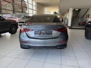 Grey Mercedes-Benz C 300 2022 in Riga, with an engine capacity of 2.00 L and mileage of 22 thousand km for 41500 €, photo 5 on AUTOMOTO.COM.LV
