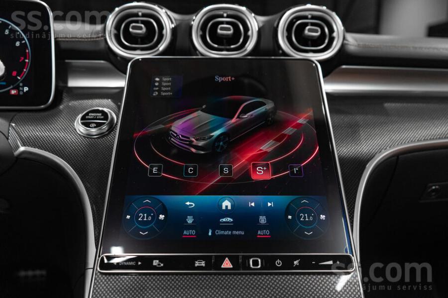 Серый Мерседес Ц 300 2022 в Рига, объемом двигателя 2.00 л и пробегом 75 тыс. км за 42000 €, фото 30 на AUTOMOTO.COM.LV