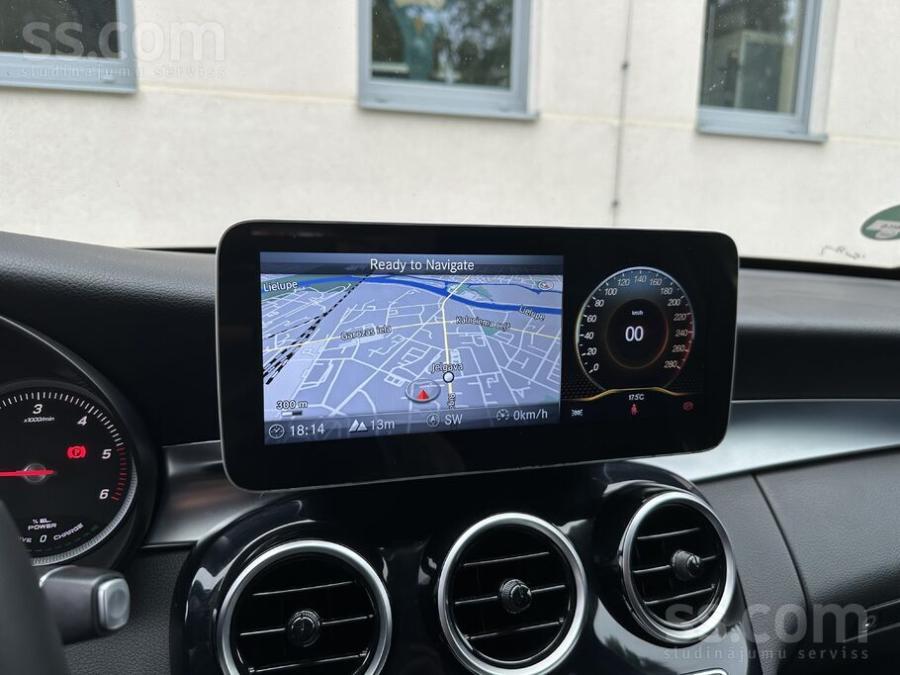 Серый Мерседес Ц 300 2016 в Елгава, объемом двигателя 2.20 л и пробегом 322 тыс. км за 11200 €, фото 24 на AUTOMOTO.COM.LV