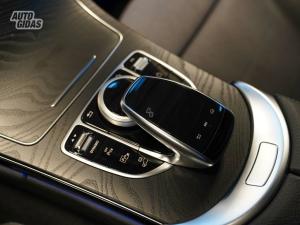 Grey Mercedes-Benz C 300 2019 in Vilnius, with an engine capacity of 2.00 L and mileage of 109 thousand km for 24900 €, photo 14 on AUTOMOTO.COM.LV