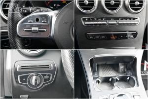 Grey Mercedes-Benz C 300 2019 in Vilnius, with an engine capacity of 2.00 L and mileage of 109 thousand km for 24900 €, photo 17 on AUTOMOTO.COM.LV
