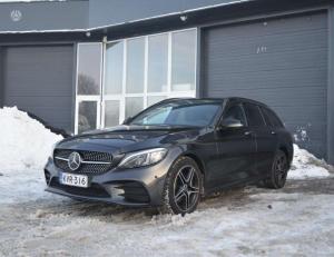 Pelēks Mercedes-Benz C 300 2020 Kauņa, ar dzinēja tilpumu 1.95 L un nobraukumu 124 tūkst. km par 21000 €, foto  vietnē AUTOMOTO.COM.LV