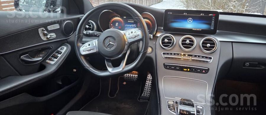 Pelēks Mercedes-Benz C 300 2020 Rīga, ar dzinēja tilpumu 2.00 L un nobraukumu 192 tūkst. km par 22550 €, foto 6 vietnē AUTOMOTO.COM.LV