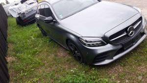 Grey Mercedes-Benz C 300 2021 in Marijampole, with an engine capacity of 1.95 L and mileage of 117 thousand km for 16999 €, photo 12 on AUTOMOTO.COM.LV