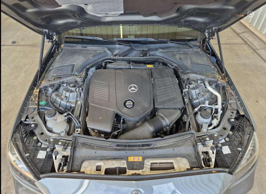 Grey Mercedes-Benz C 300 2023 in Klaipeda, with an engine capacity of 2.00 L and mileage of 67 thousand km for 14200 €, photo 9 on AUTOMOTO.COM.LV
