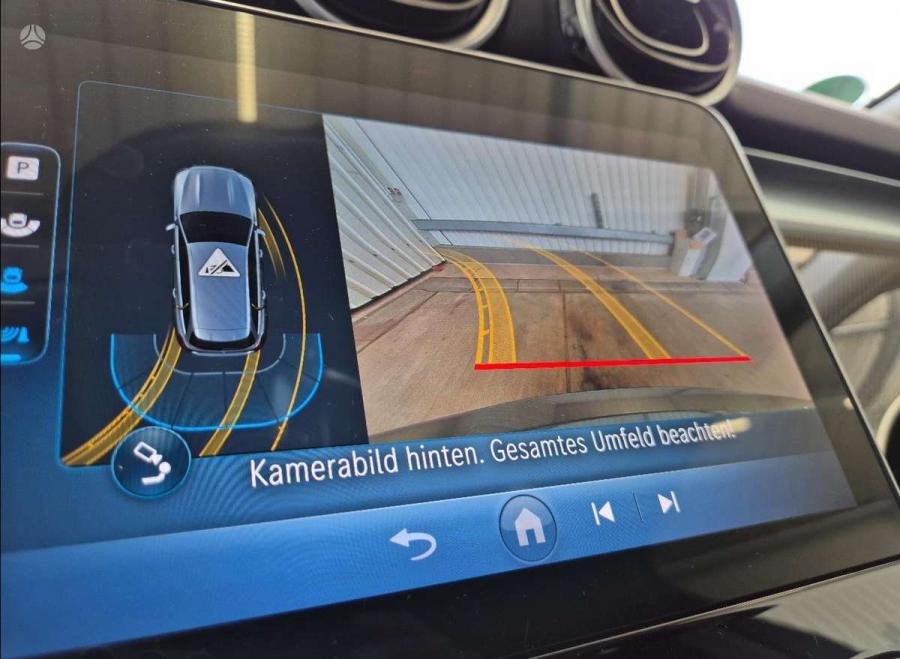Grey Mercedes-Benz C 300 2023 in Klaipeda, with an engine capacity of 2.00 L and mileage of 67 thousand km for 14200 €, photo 10 on AUTOMOTO.COM.LV