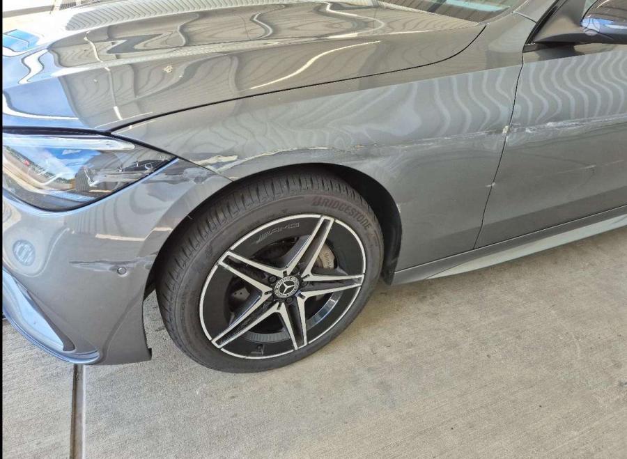 Grey Mercedes-Benz C 300 2023 in Klaipeda, with an engine capacity of 2.00 L and mileage of 67 thousand km for 14200 €, photo 15 on AUTOMOTO.COM.LV