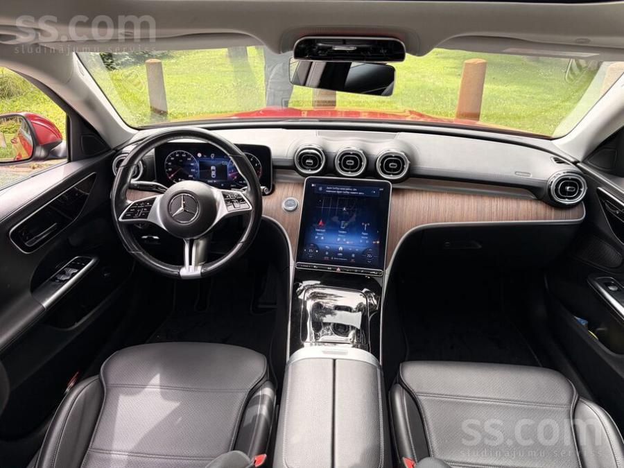 Sarkans Mercedes-Benz C 300 2022 Rīga, ar dzinēja tilpumu 2.00 L un nobraukumu 83 tūkst. km par 37800 €, foto 16 vietnē AUTOMOTO.COM.LV