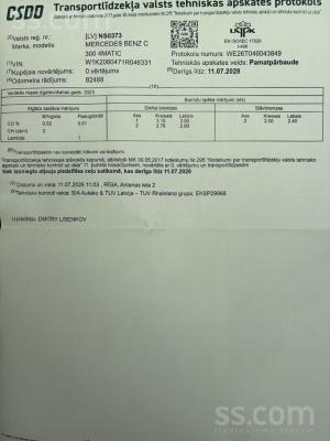 Sarkans Mercedes-Benz C 300 2022 Rīga, ar dzinēja tilpumu 2.00 L un nobraukumu 83 tūkst. km par 37800 €, foto 19 vietnē AUTOMOTO.COM.LV