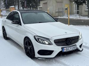 Balts Mercedes-Benz C 300 2015 Viļņa, ar dzinēja tilpumu 2.00 L un nobraukumu 130 tūkst. km par 17000 €, foto 5 vietnē AUTOMOTO.COM.LV