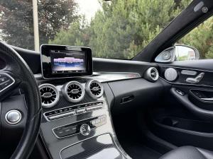 White Mercedes-Benz C 300 2017 in Vilnius, with an engine capacity of 1.99 L and mileage of 155 thousand km for 13900 €, photo 19 on AUTOMOTO.COM.LV