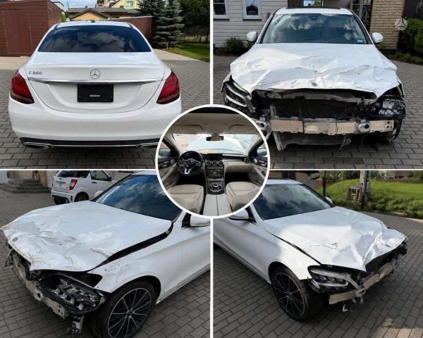 Balts Mercedes-Benz C 300 2020 Šauļi, ar dzinēja tilpumu 1.99 L un nobraukumu 90 tūkst. km par 1 €, foto 1 vietnē AUTOMOTO.COM.LV