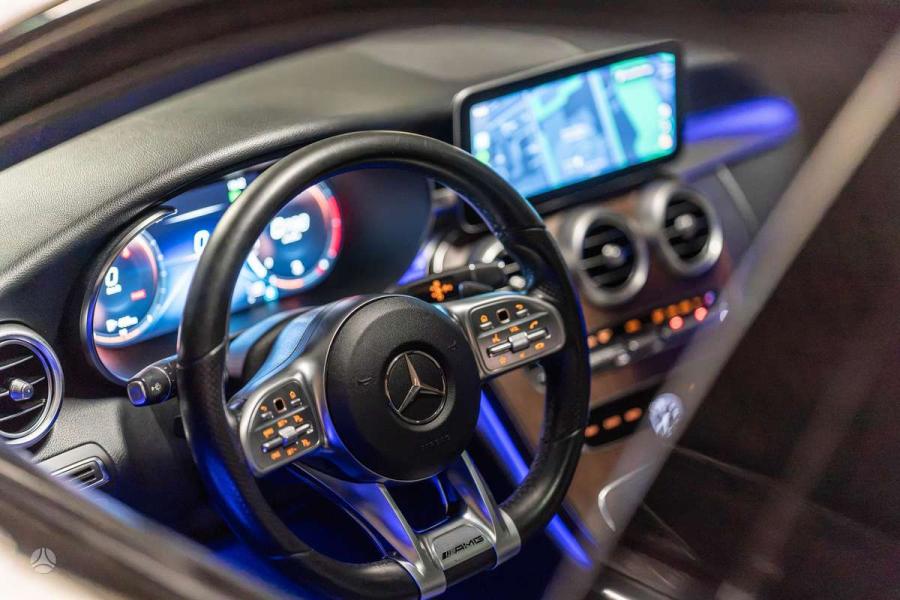 Белый Мерседес Ц 300 2020 в Каунас, объемом двигателя 1.99 л и пробегом 121 тыс. км за 21800 €, фото 13 на AUTOMOTO.COM.LV