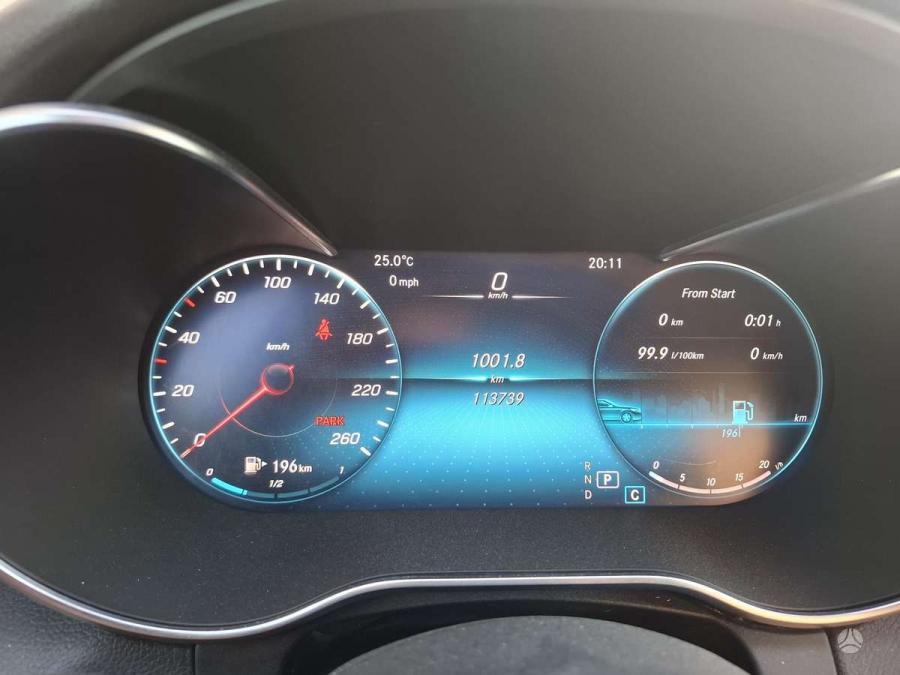 Balts Mercedes-Benz C 300 2020 Šauļi, ar dzinēja tilpumu 2.00 L un nobraukumu 110 tūkst. km par 16500 €, foto 10 vietnē AUTOMOTO.COM.LV