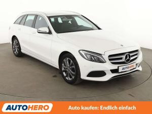 White Mercedes-Benz C 300 2018 in Kaunas, with an engine capacity of 2.00 L and mileage of 94 thousand km for 25274 €, photo 8 on AUTOMOTO.COM.LV