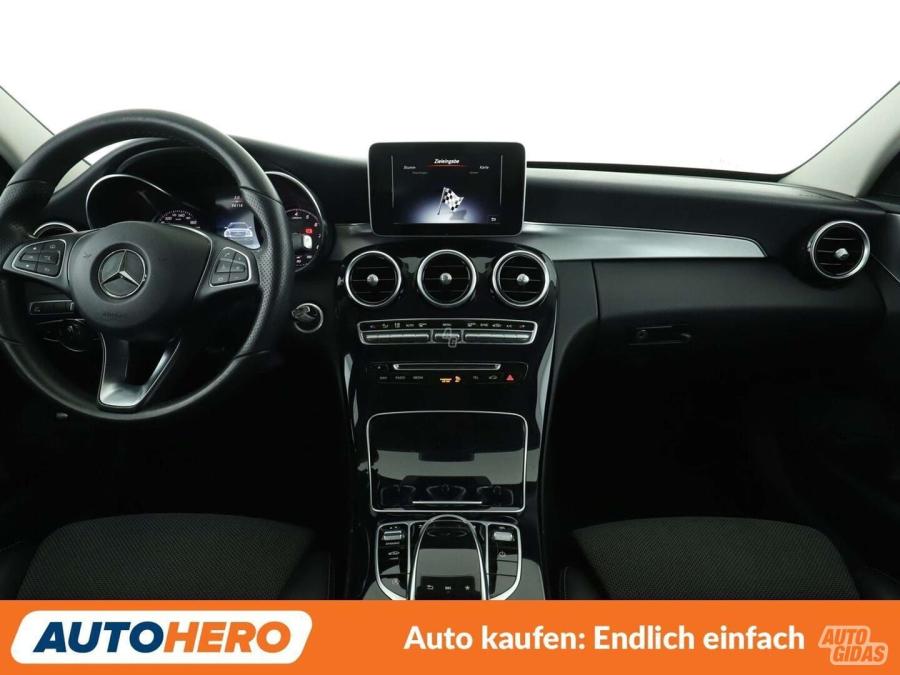 White Mercedes-Benz C 300 2018 in Kaunas, with an engine capacity of 2.00 L and mileage of 94 thousand km for 25274 €, photo 12 on AUTOMOTO.COM.LV