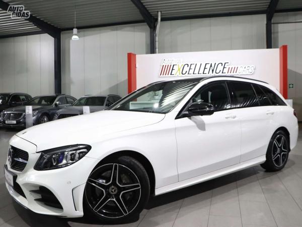 White Mercedes-Benz C 300 2020 in Kaunas, with an engine capacity of 2.00 L and mileage of 90 thousand km for 32242 €, photo 5 on AUTOMOTO.COM.LV