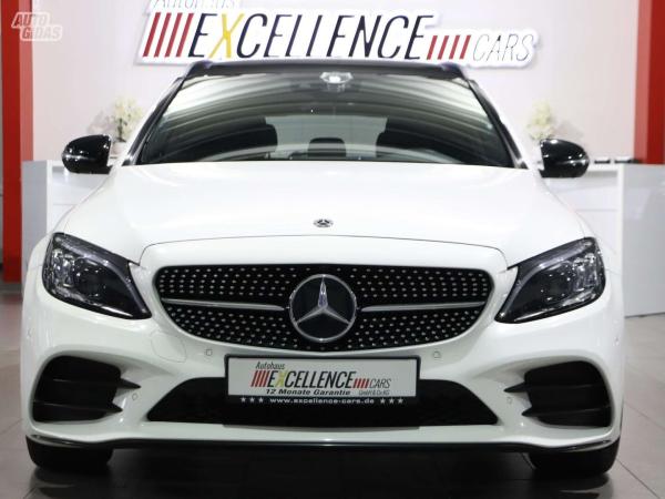 White Mercedes-Benz C 300 2020 in Kaunas, with an engine capacity of 2.00 L and mileage of 90 thousand km for 32242 €, photo 6 on AUTOMOTO.COM.LV