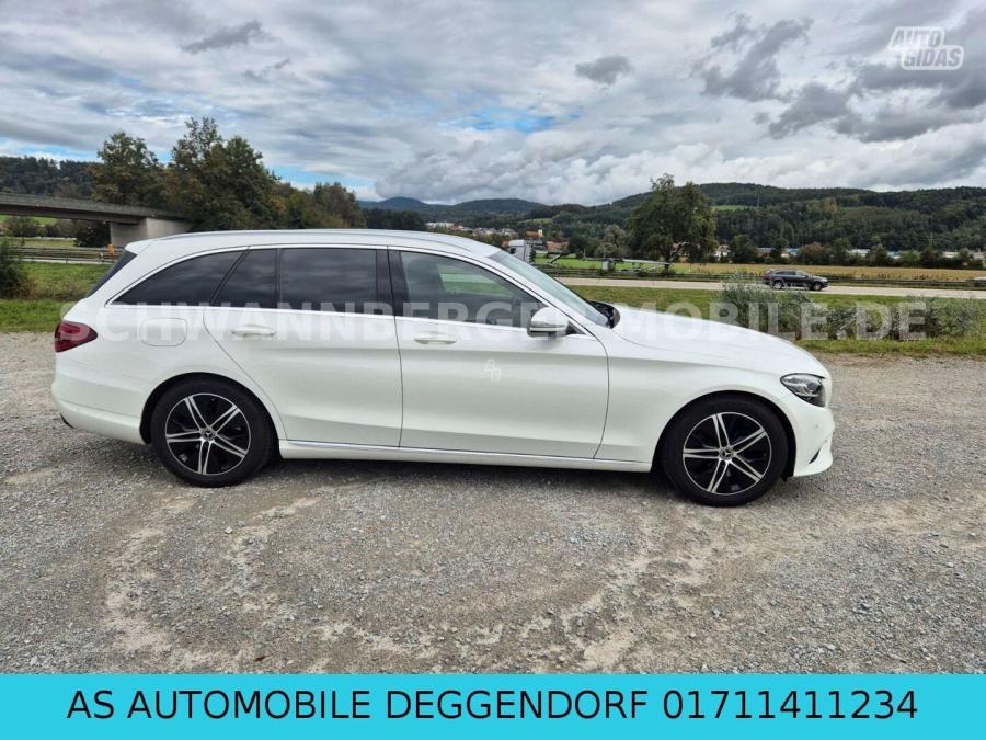 White Mercedes-Benz C 300 2020 in Kaunas, with an engine capacity of 2.00 L and mileage of 79 thousand km for 24459 €, photo 1 on AUTOMOTO.COM.LV