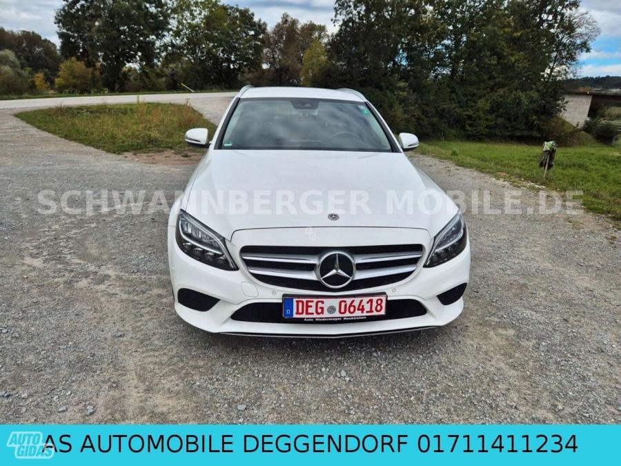 White Mercedes-Benz C 300 2020 in Kaunas, with an engine capacity of 2.00 L and mileage of 79 thousand km for 24459 €, photo 2 on AUTOMOTO.COM.LV