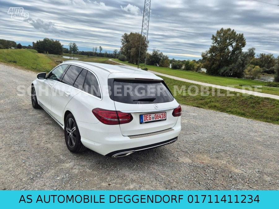 White Mercedes-Benz C 300 2020 in Kaunas, with an engine capacity of 2.00 L and mileage of 79 thousand km for 24459 €, photo 8 on AUTOMOTO.COM.LV