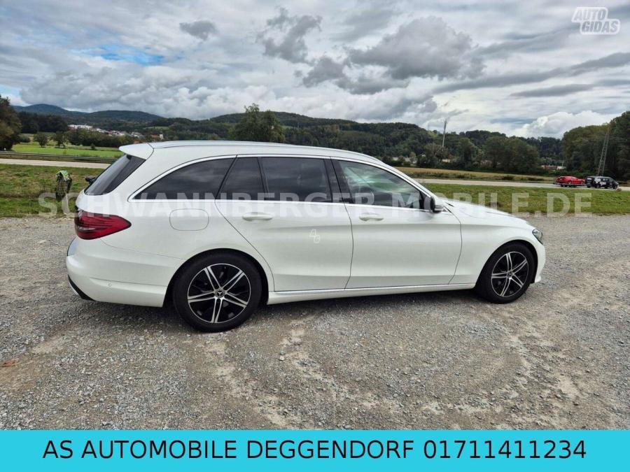 White Mercedes-Benz C 300 2020 in Kaunas, with an engine capacity of 2.00 L and mileage of 79 thousand km for 24459 €, photo 9 on AUTOMOTO.COM.LV