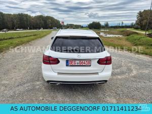 White Mercedes-Benz C 300 2020 in Kaunas, with an engine capacity of 2.00 L and mileage of 79 thousand km for 24459 €, photo 13 on AUTOMOTO.COM.LV