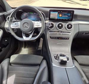 White Mercedes-Benz C 300 2021 in Taurage, with an engine capacity of 2.00 L and mileage of 121 thousand km for 19500 €, photo 11 on AUTOMOTO.COM.LV
