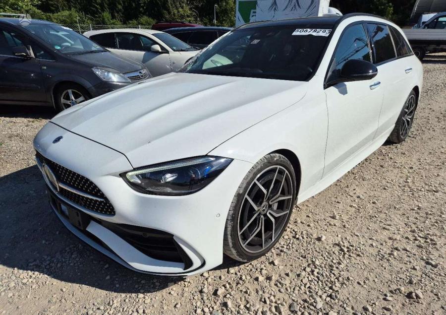 Balts Mercedes-Benz C 300 2023 Klaipėda, ar dzinēja tilpumu 1.99 L un nobraukumu 68 tūkst. km par 15700 €, foto 1 vietnē AUTOMOTO.COM.LV