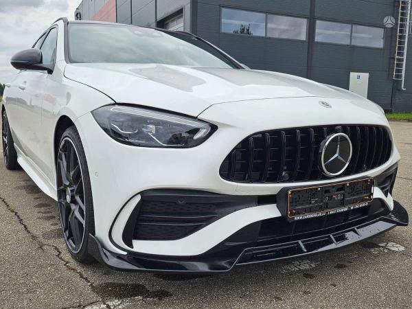 White Mercedes-Benz C 300 2025 in Panevezys, with an engine capacity of 2.00 L and mileage of 41 thousand km for 41000 €, photo 7 on AUTOMOTO.COM.LV