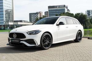 White Mercedes-Benz C 300 2025 in Vilnius, with an engine capacity of 1.99 L and mileage of 41 thousand km for 39999 €, photo 10 on AUTOMOTO.COM.LV