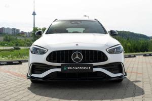 White Mercedes-Benz C 300 2025 in Vilnius, with an engine capacity of 1.99 L and mileage of 41 thousand km for 39999 €, photo 11 on AUTOMOTO.COM.LV