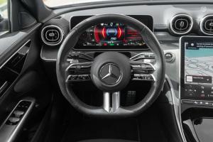 White Mercedes-Benz C 300 2025 in Vilnius, with an engine capacity of 1.99 L and mileage of 41 thousand km for 39999 €, photo 23 on AUTOMOTO.COM.LV