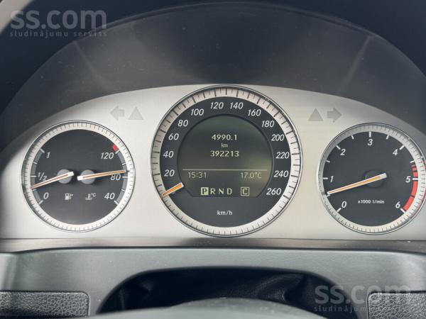 Black Mercedes-Benz c-320 2008 in Riga, with an engine capacity of 3.00 L and mileage of 392 thousand km for 4995 €, photo 10 on AUTOMOTO.COM.LV