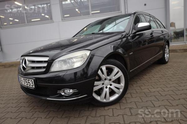 Black Mercedes-Benz c-320 2008 in Riga, with an engine capacity of 3.00 L and mileage of 0 thousand km for 5495 €, photo 2 on AUTOMOTO.COM.LV